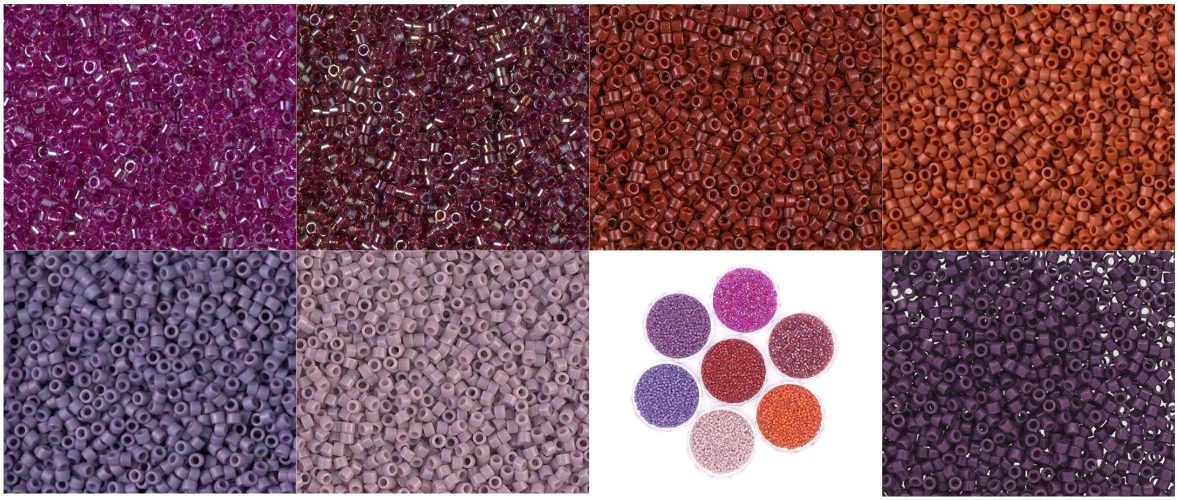 Color Palette - Berry Ember – www.about-beads.com